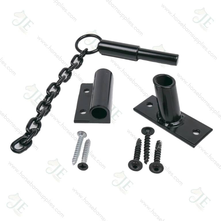 3-Piece Powder-Coated (Black) Stainless Steel Pin Latch Set | J&E Grill ...